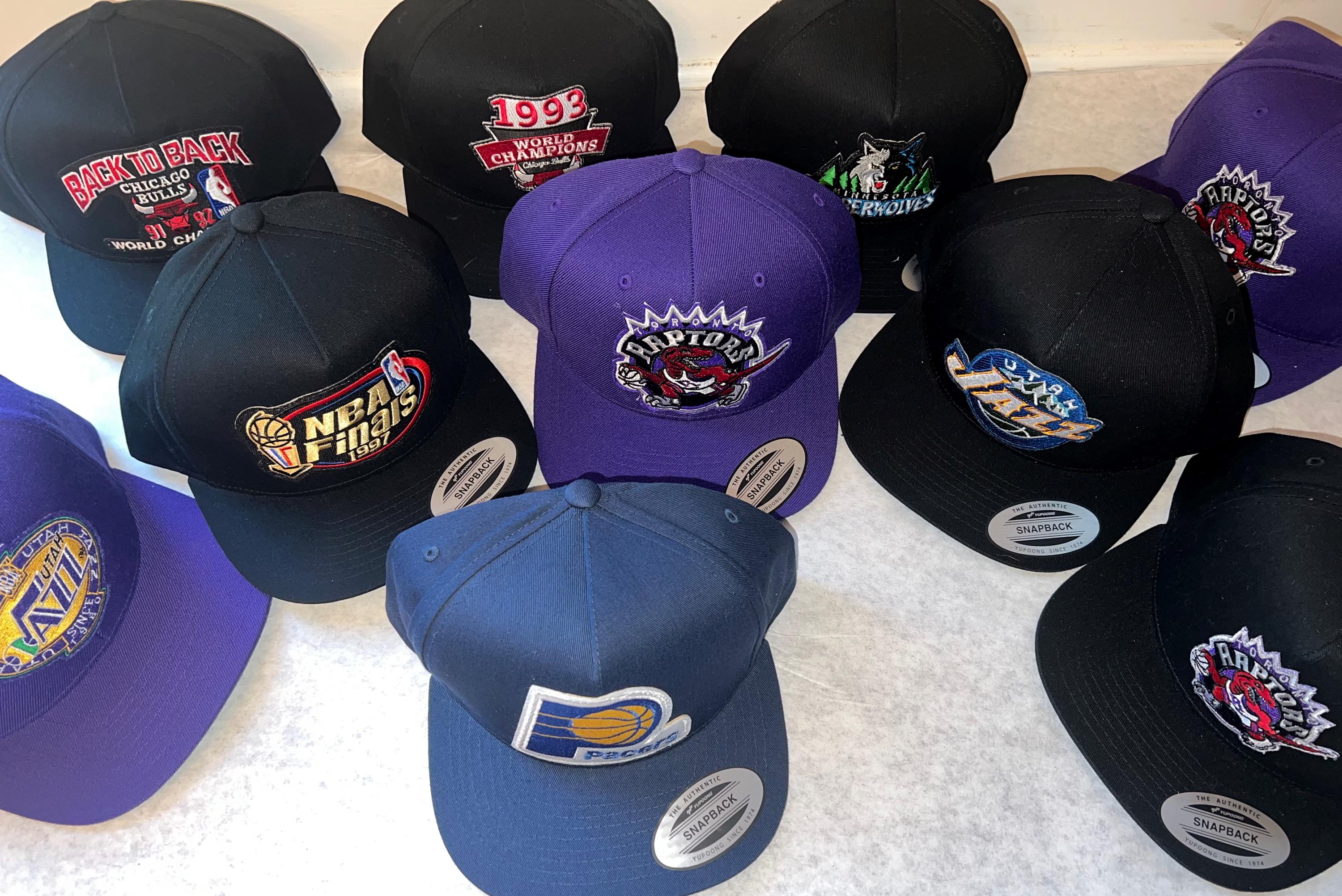 Snapback Hats NBAMLBNFL Vintage Embroidered Patches Sewn on Snapback ...