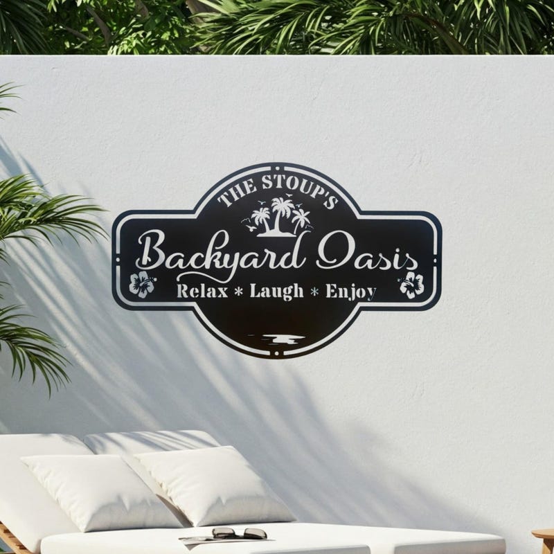 Oasis Sign - Etsy