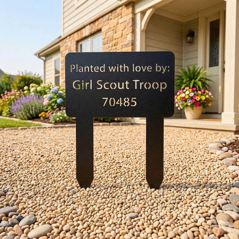 Custom Yard Sign With Stake, Design Your Own Metal Sign, Personalized ...