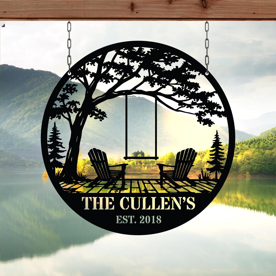Custom Metal Camp Sign,outdoor Camp Decor,personalized Campfire Sign ...