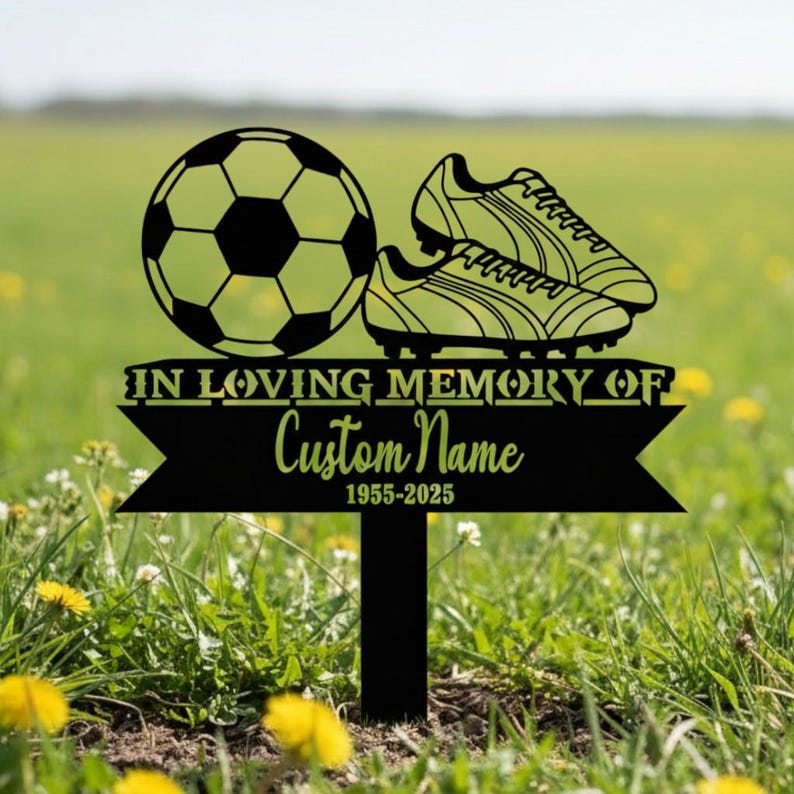 Custom Soccer Ball Name Wall Art, Sports Room Decor, Gift for Soccer ...