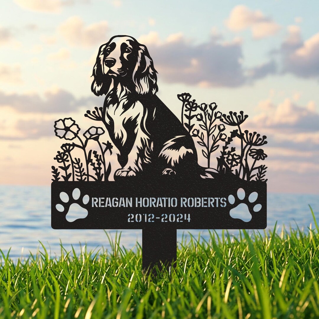 Custom English Cocker Spaniels Memorial Stake, Cocker Memorial Stake ...