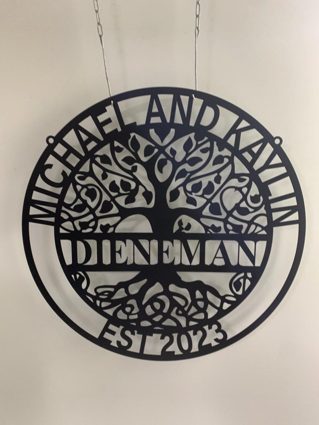 Custom Tree of Life Metal Wall Art, Personalized Tree of Life Family ...