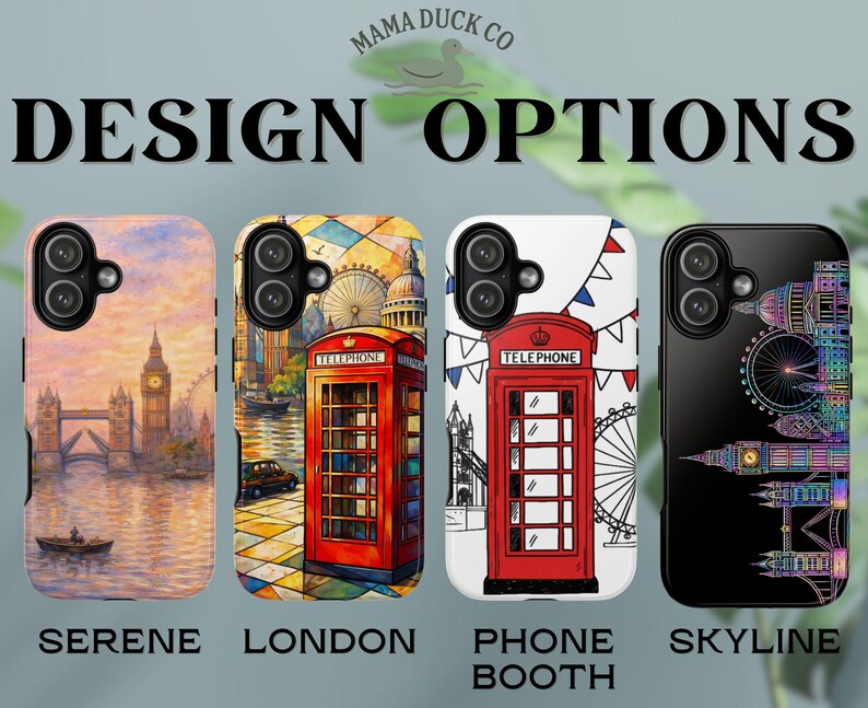 London Phone Case,london Skyline,tower of London,london Eye,london ...