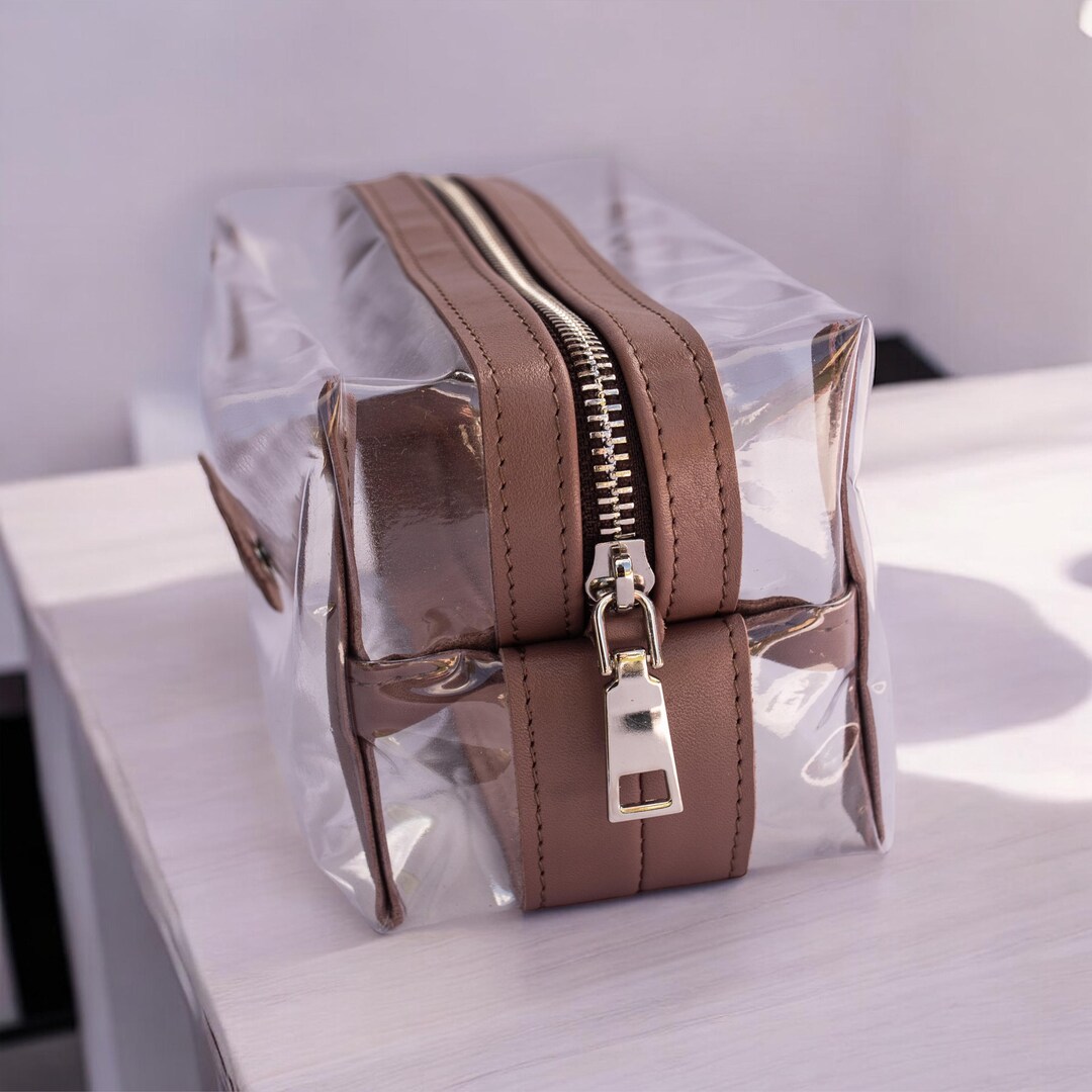 Transparent Makeup Bag, Personalized Transparent Cosmetic Pouch ...