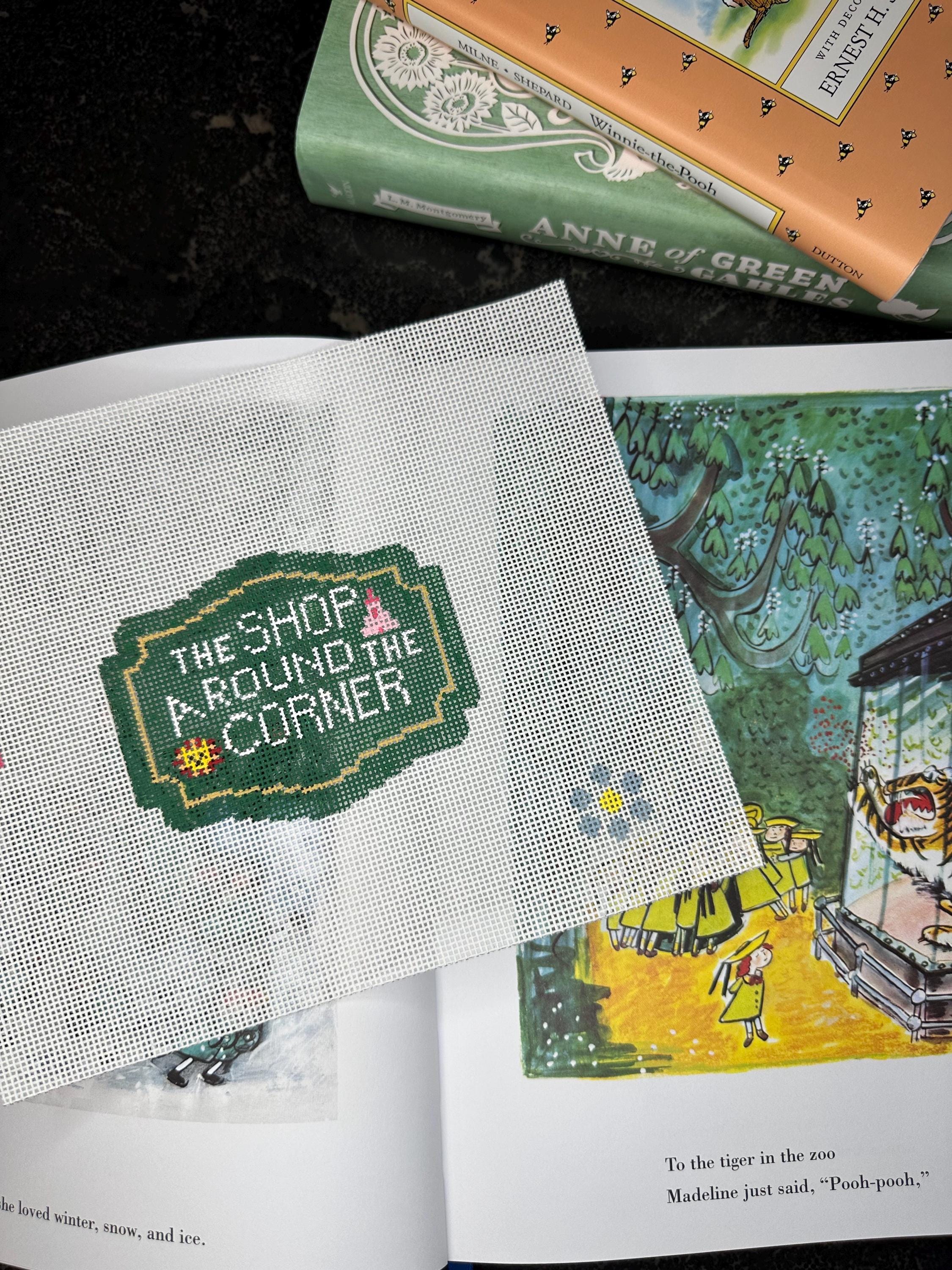 You’ve Got Mail Shop Around the Corner Inspired Handpainted Needlepoint ...