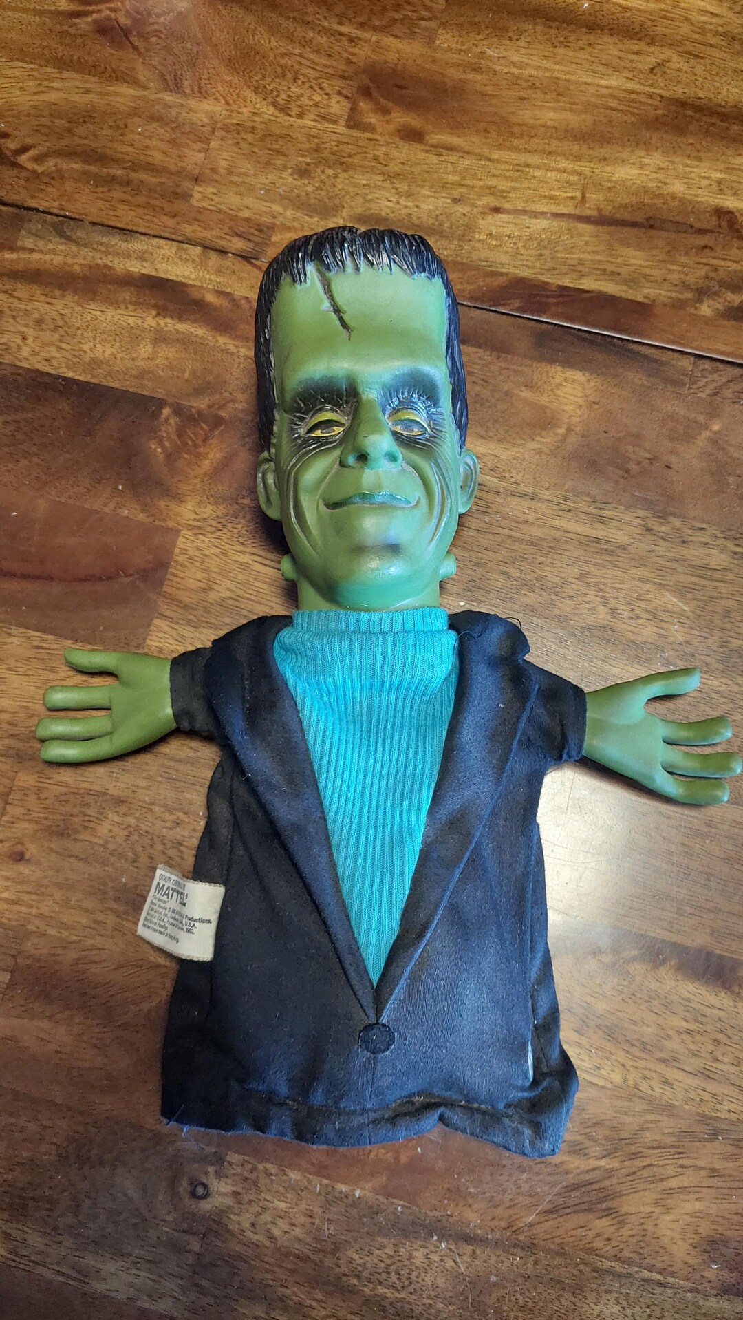 1964 Herman Munster Talking Hand Puppet non-working Mechanism is Still ...