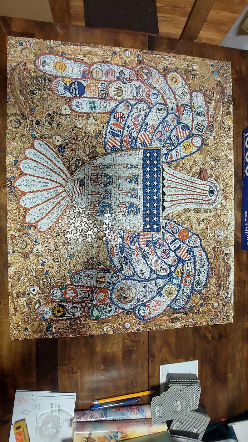 Late 70s Bicentennial Jigsaw Puzzle 1000 Pieces. Very Good Condition ...