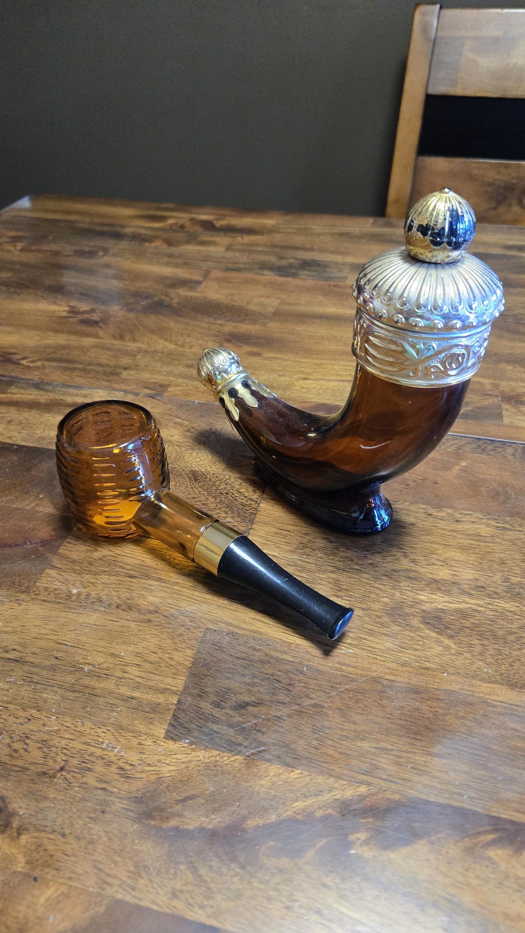 2 Vintage Avon Collectables; Viking Horn Spicy After Shave Lotion ...