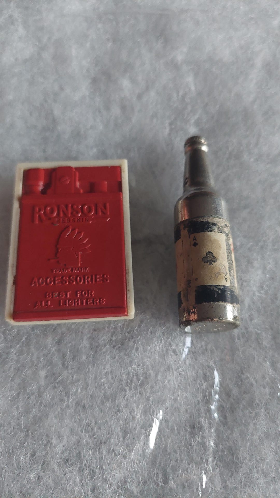 Four Ace Lighter & Ronson Flint Box - Etsy