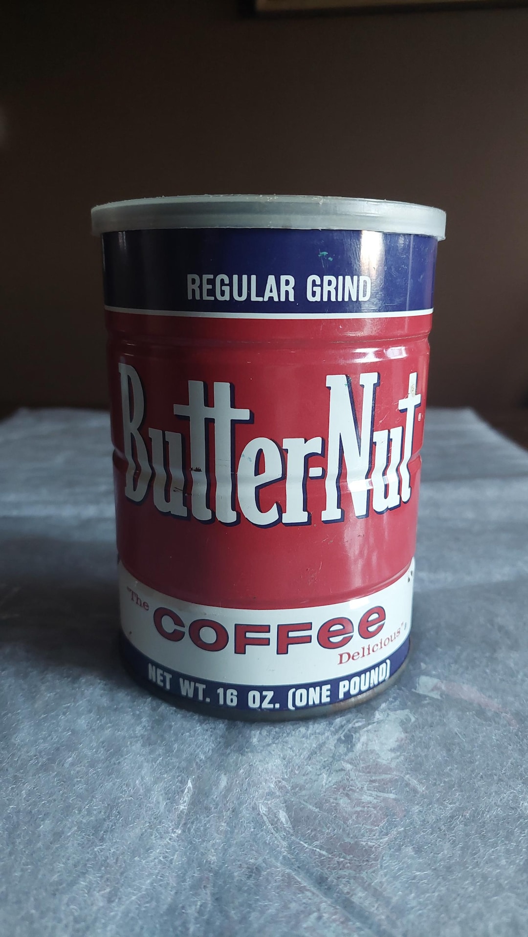Vintage Butter-nut Coffee One Pound Tin Can With Lid. - Etsy