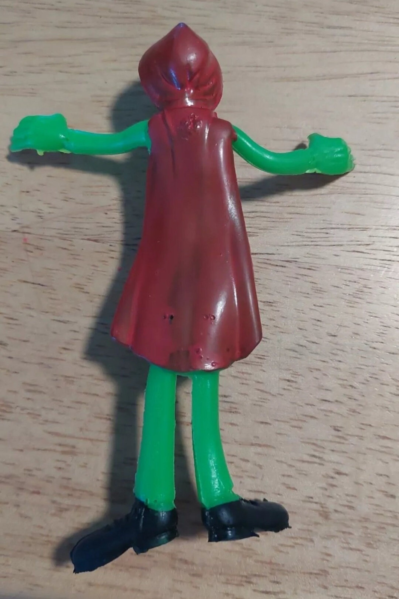 Vampire and Witch with Broom Vintage Bendy Toys gumby Style - Etsy