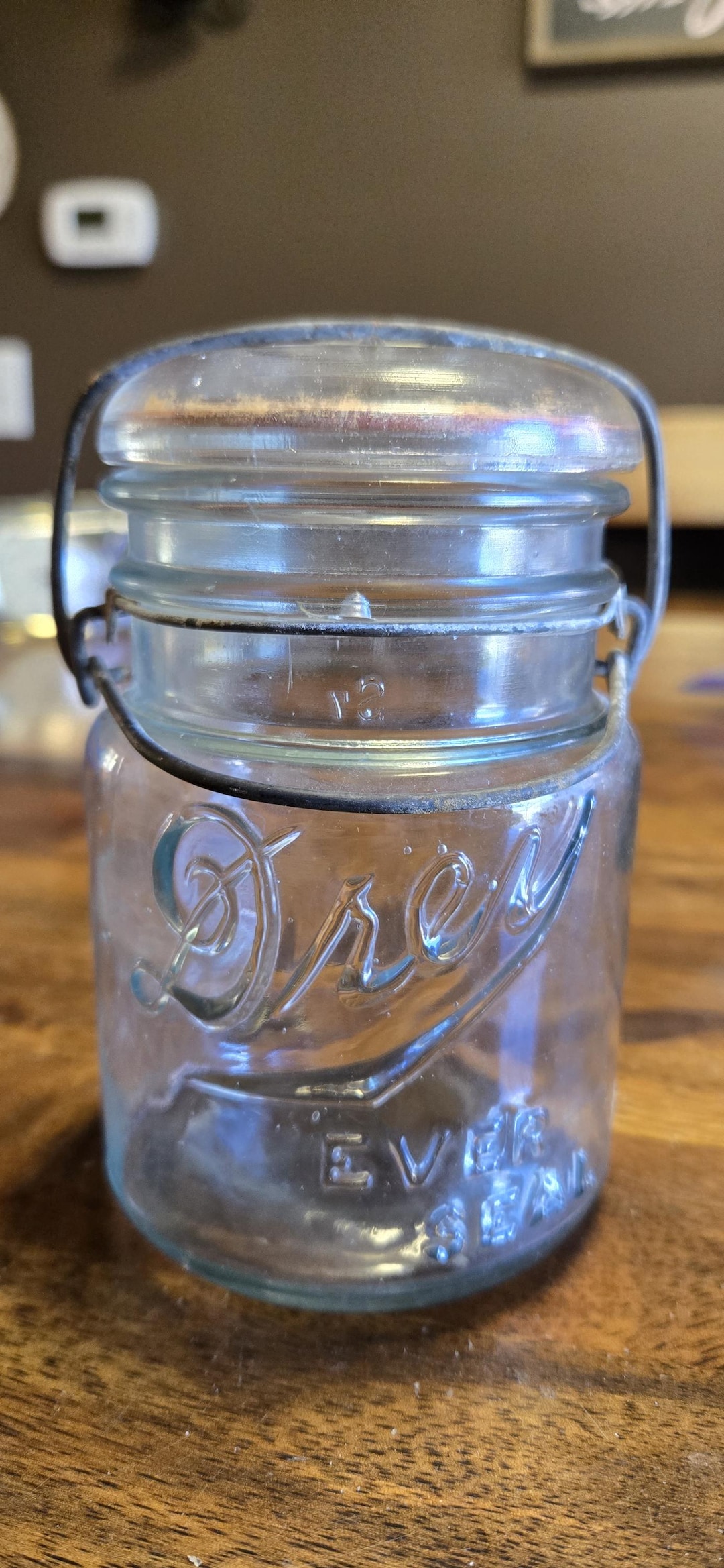 1920s Drey Ever Seal Pint Canning Jar Before They Produced the ...