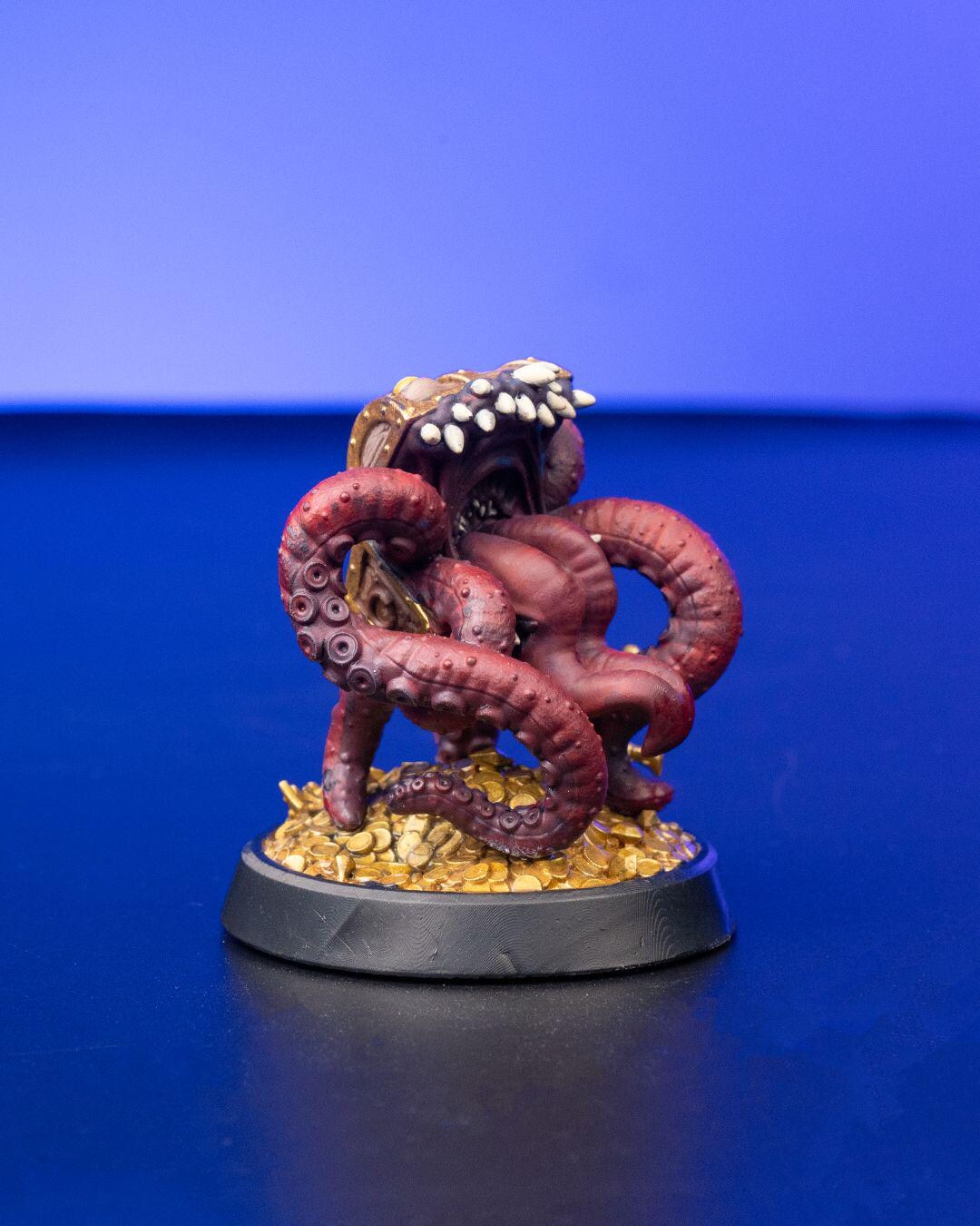 Mimic Mimic Treasure Chess Sea Creature Resin Miniature RPG Tabletop ...