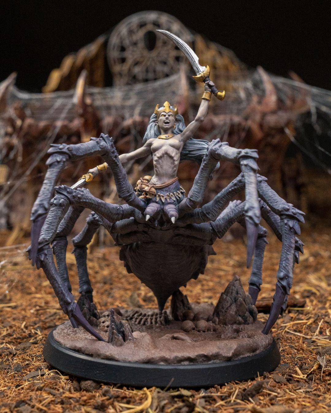 Drice Yelenna - Drider - Spider People - Humanoid Spider - Resin Miniature - RPG - Tabletop ...