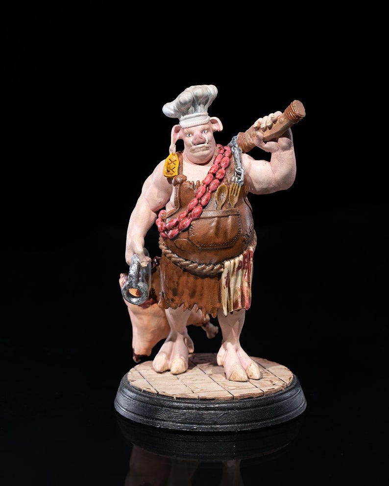 Arlo- the Orc Pig - Freak Creature for RPG Tabletop Games - by Mythic ...