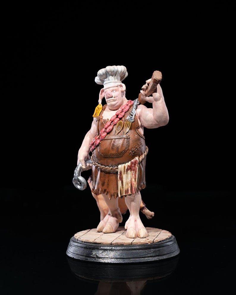 Arlo- the Orc Pig - Freak Creature for RPG Tabletop Games - by Mythic ...