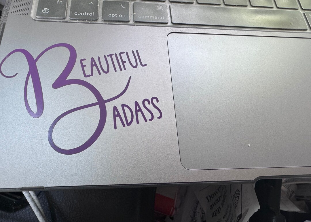 Vinyl Sticker Label Beautiful Badass - Etsy