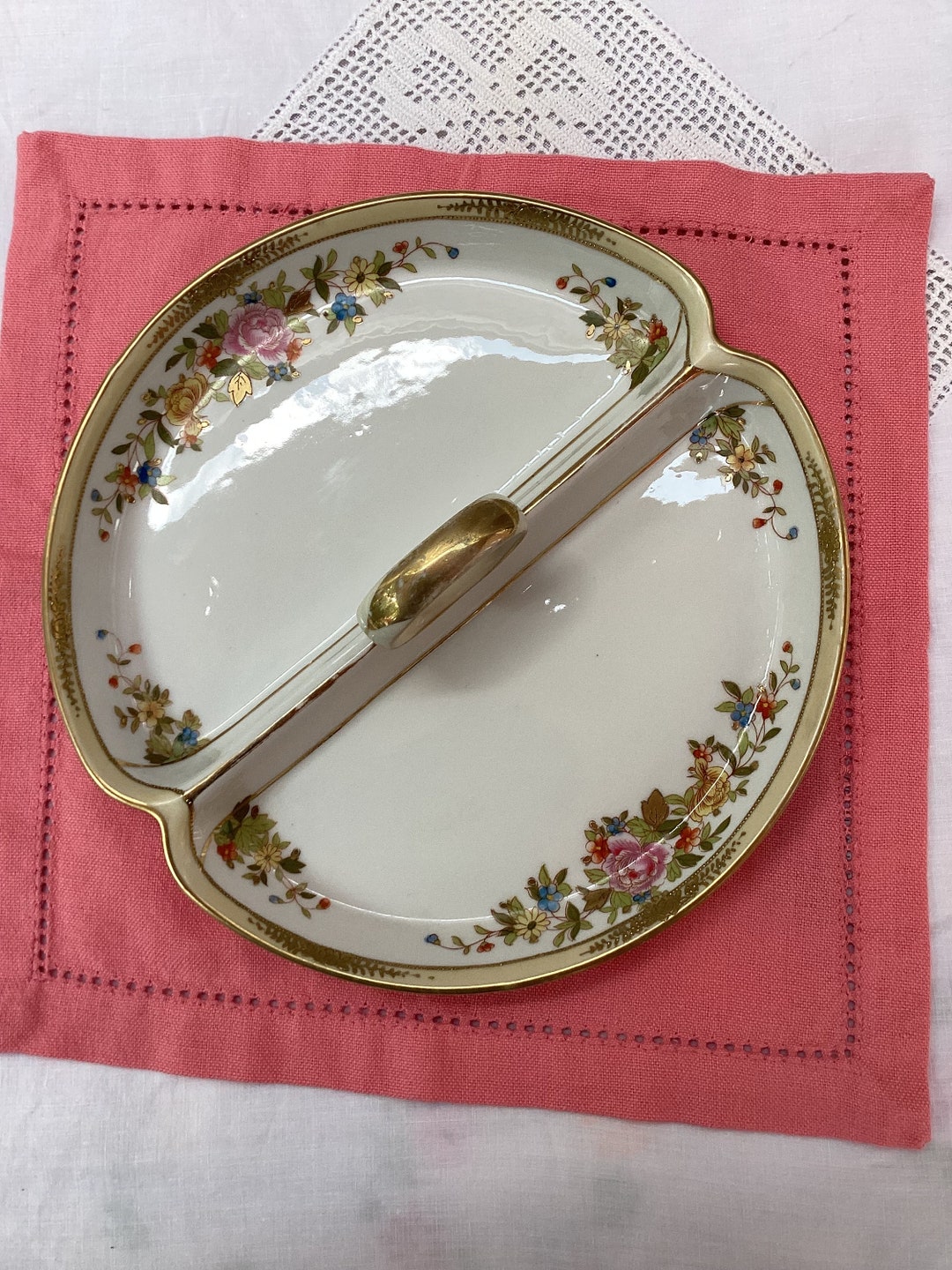 Vintage Nippon Divided Serving Dish - Etsy