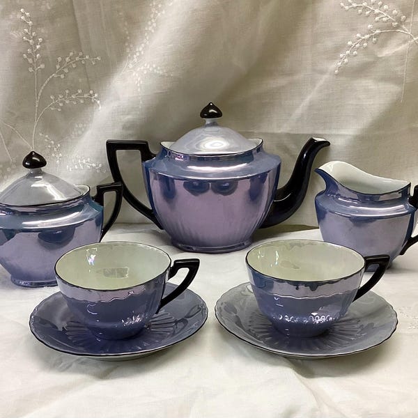 Lusterware Tea Set - Etsy