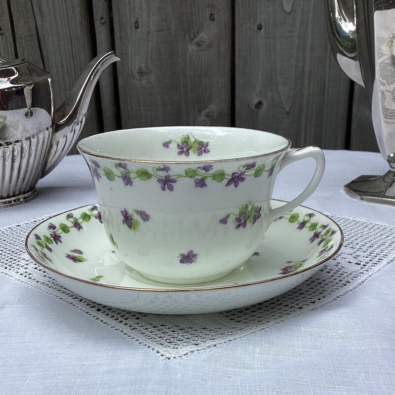 Violet Tea Cup - Etsy