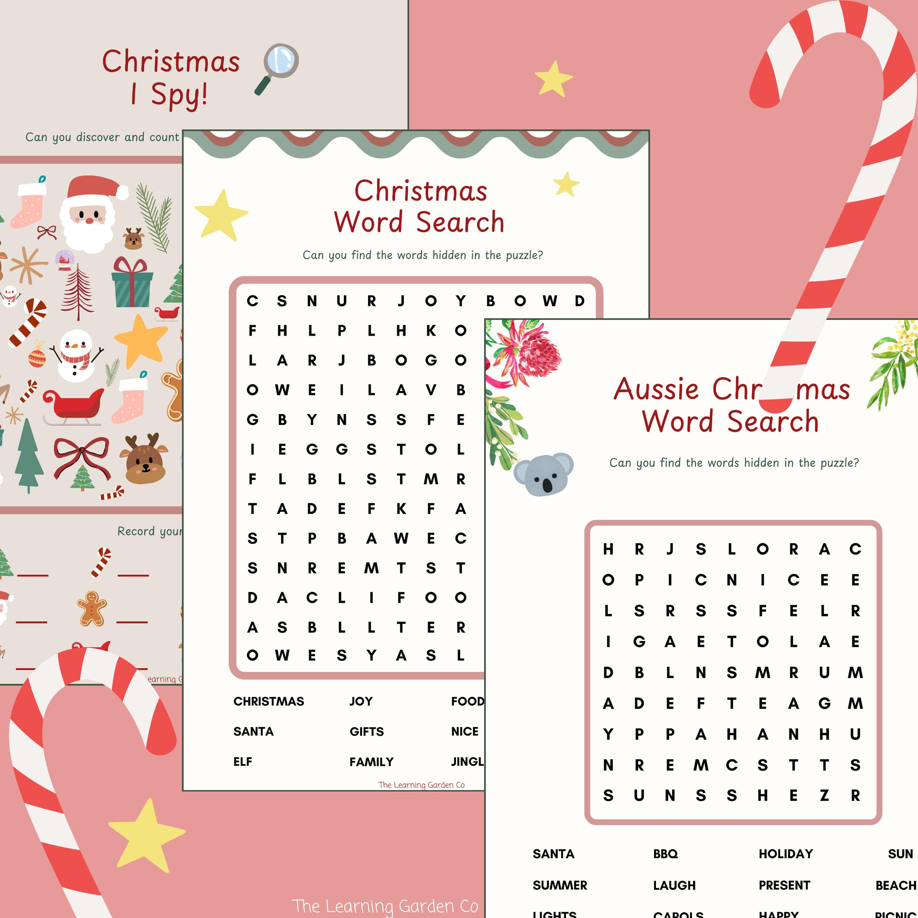 Christmas Activity Pack, Festive Fun, Kindergarten Preschool Early ...