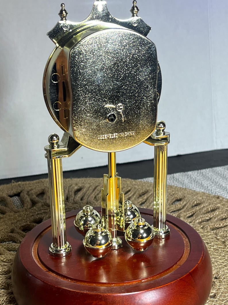Vintage Timex Anniversary Mantle Clock With Globe and Westminster ...