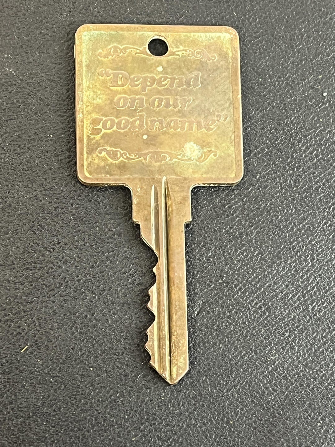 Vintage 1960s Brass Post Office Box Key, Vintage Stouffer Hotel Motel ...
