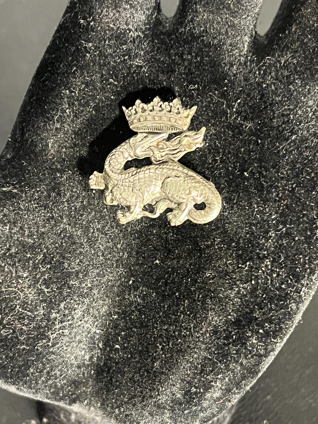 C1910 Crowned Fire Breathing Salamander French Pin, Fountain Bleu - Etsy