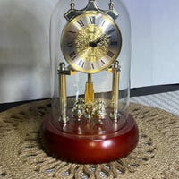 Vintage Richter Quartz 1960s Brass Clock Western Germany Works!! - Etsy
