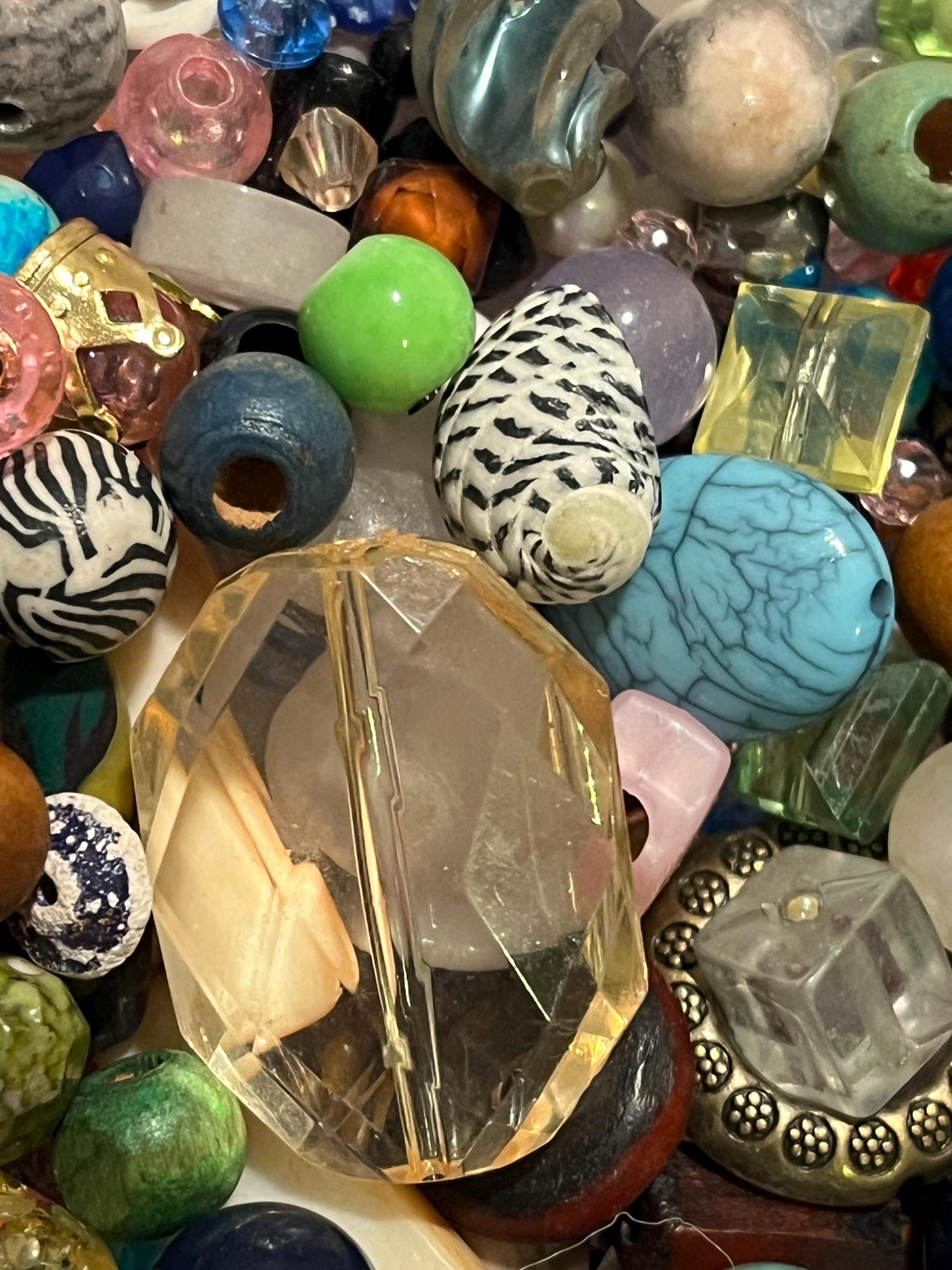 Bead Soup, Random Confetti Scoop, Mystery Beads, Random Bead Lot With ...