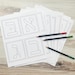 Hebrew Alphabet Flashcard Coloring Pages With Vowels | Digital Download ...