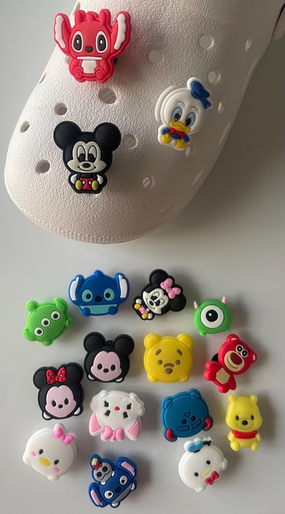 Cartoon Characters Jibbitz Croc Style Charms for PVC Shoes and Bags ...
