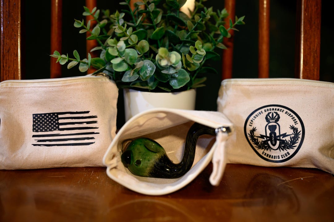 EODCC Swag Bag – Custom Canvas Pouch for Pipes, Travel, & EOD420 Gear ...