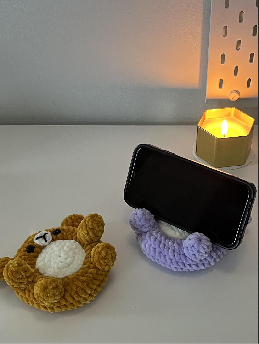Crochet Bear Phone Stand PDF Pattern - Etsy