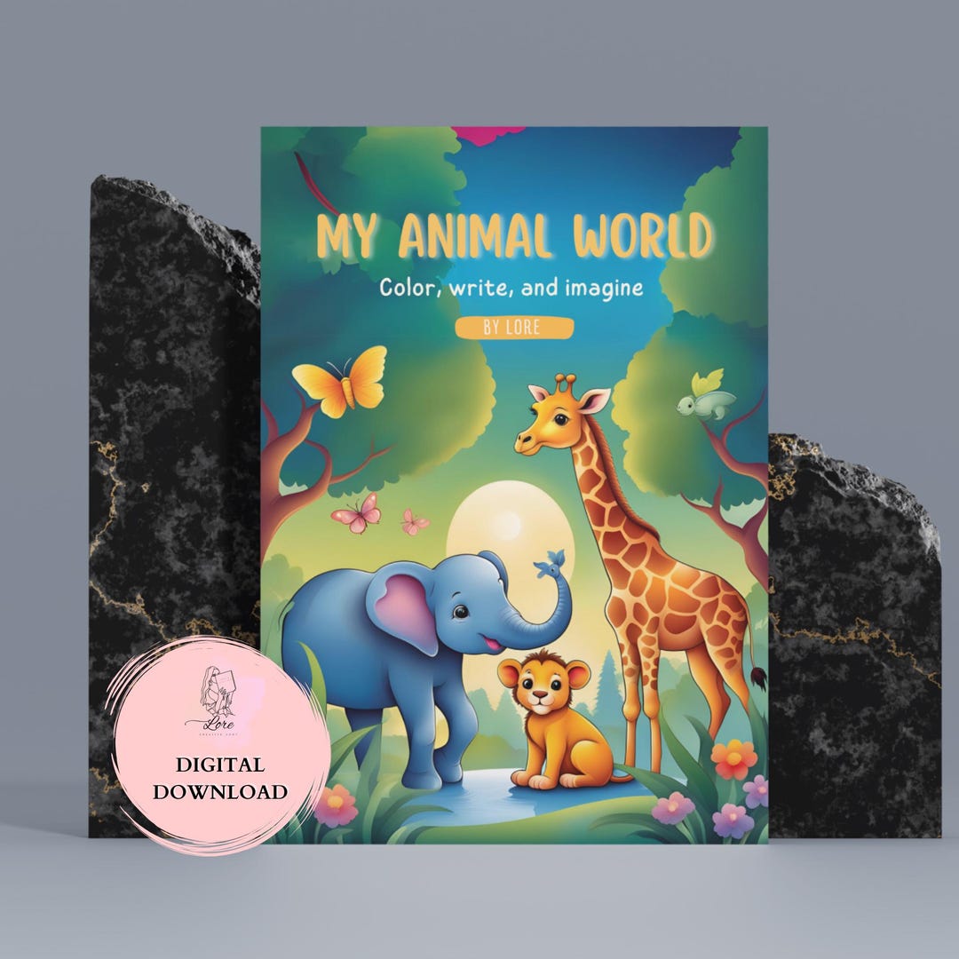 Coloring Book, Animals Coloring Book, Educational Coloring Book ...