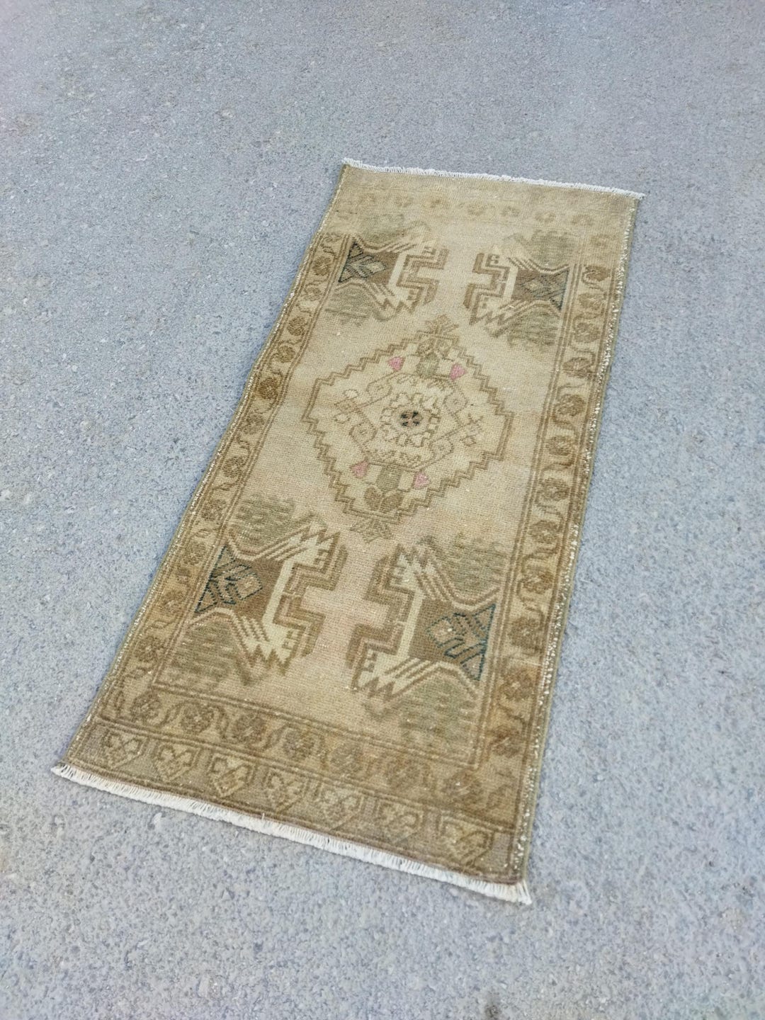 2x4 Doormat Rug, Pastel Rug, Wool Rug, 2x4 Bathroom Rug, Soft Rug, 2x4 ...