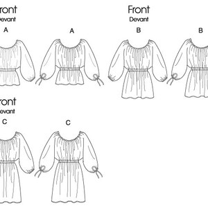 Butterick B5527 the Cut Line Dress to Top Options Loose Fitting Pull ...