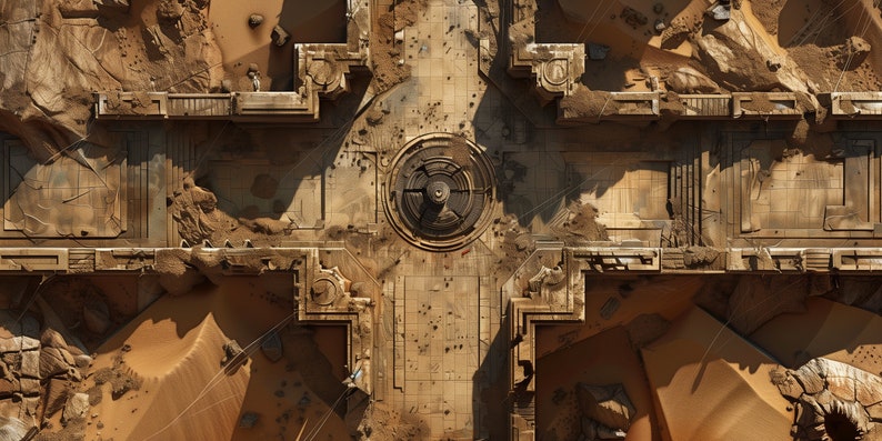 50 RPG Desert Ruins Battlemaps - Etsy