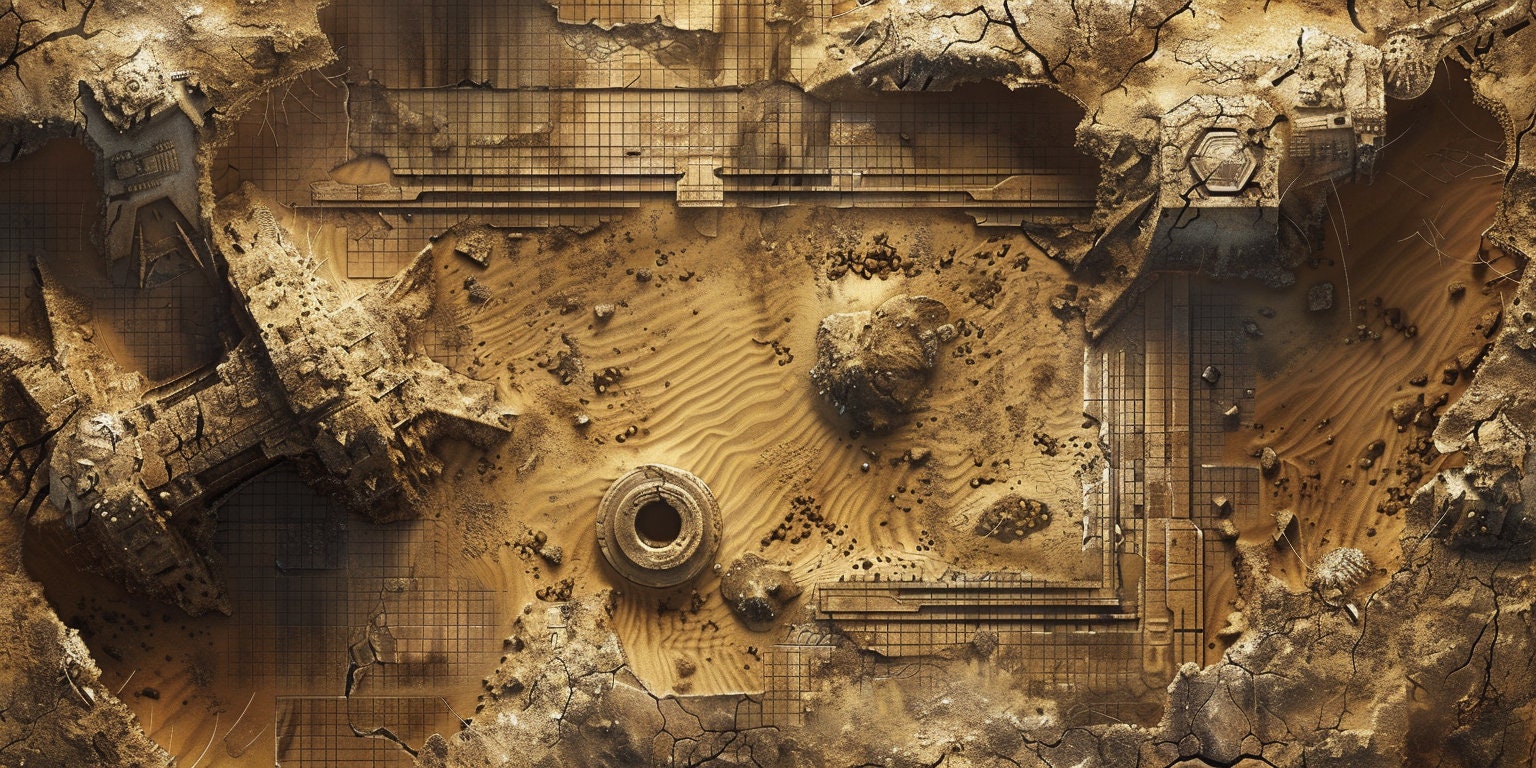 50 RPG Desert Ruins Battlemaps - Etsy
