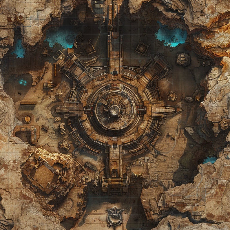 50 RPG Desert Ruins Battlemaps - Etsy