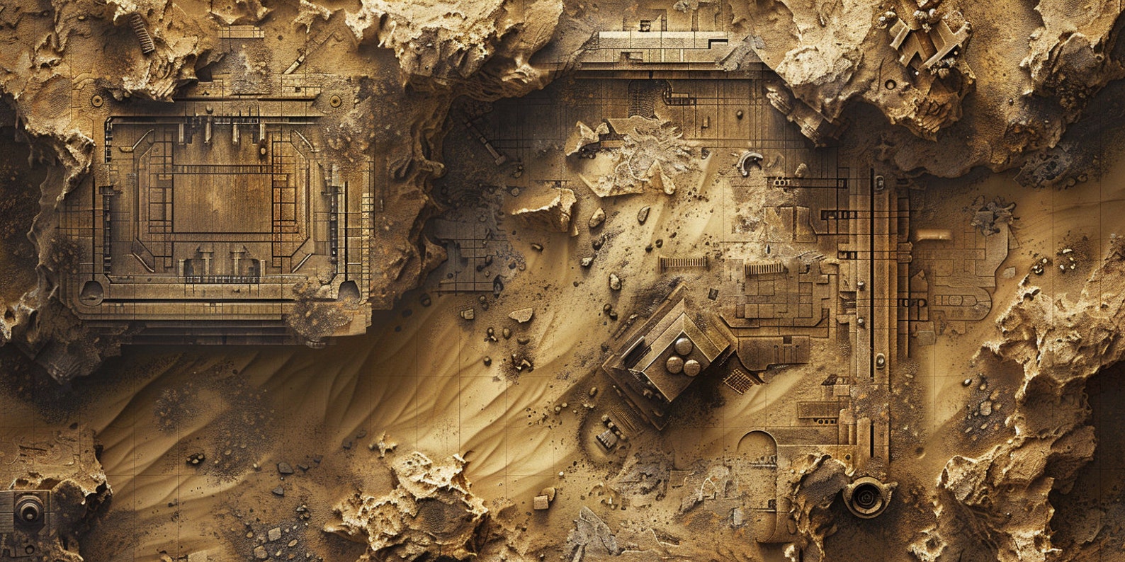 50 RPG Desert Ruins Battlemaps - Etsy