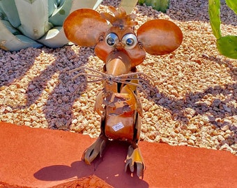 Rat Sculpture Metal Art Custom Made - Etsy