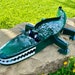 Large Handmade Metal Crocodile Alligator | Yard Art Garden Decor ...