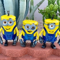 Handmade Metal Police Officer Minion | Farmhouse Yard Art Garden Decor ...