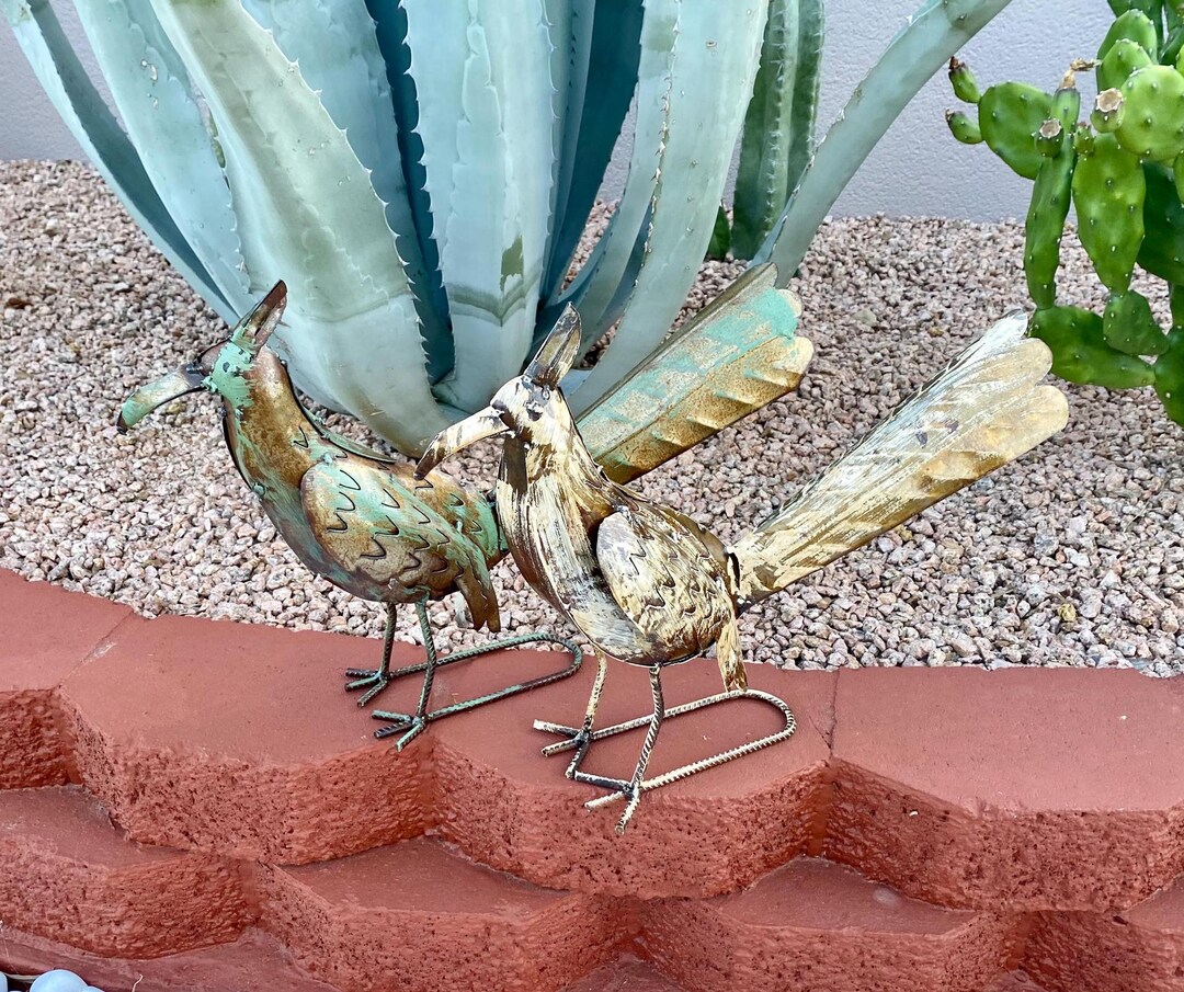 Handmade Metal Rustic Roadrunner | Yard Art Garden Decor | Artisan Made ...