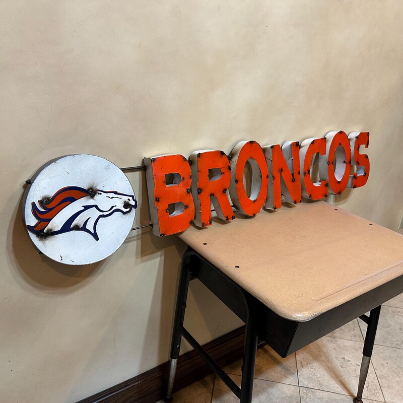 Denver Broncos Sign - Etsy