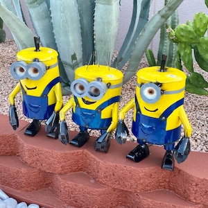 Handmade Metal Minion Kevin Bob and Stuart Despicable Me | Yard Art ...
