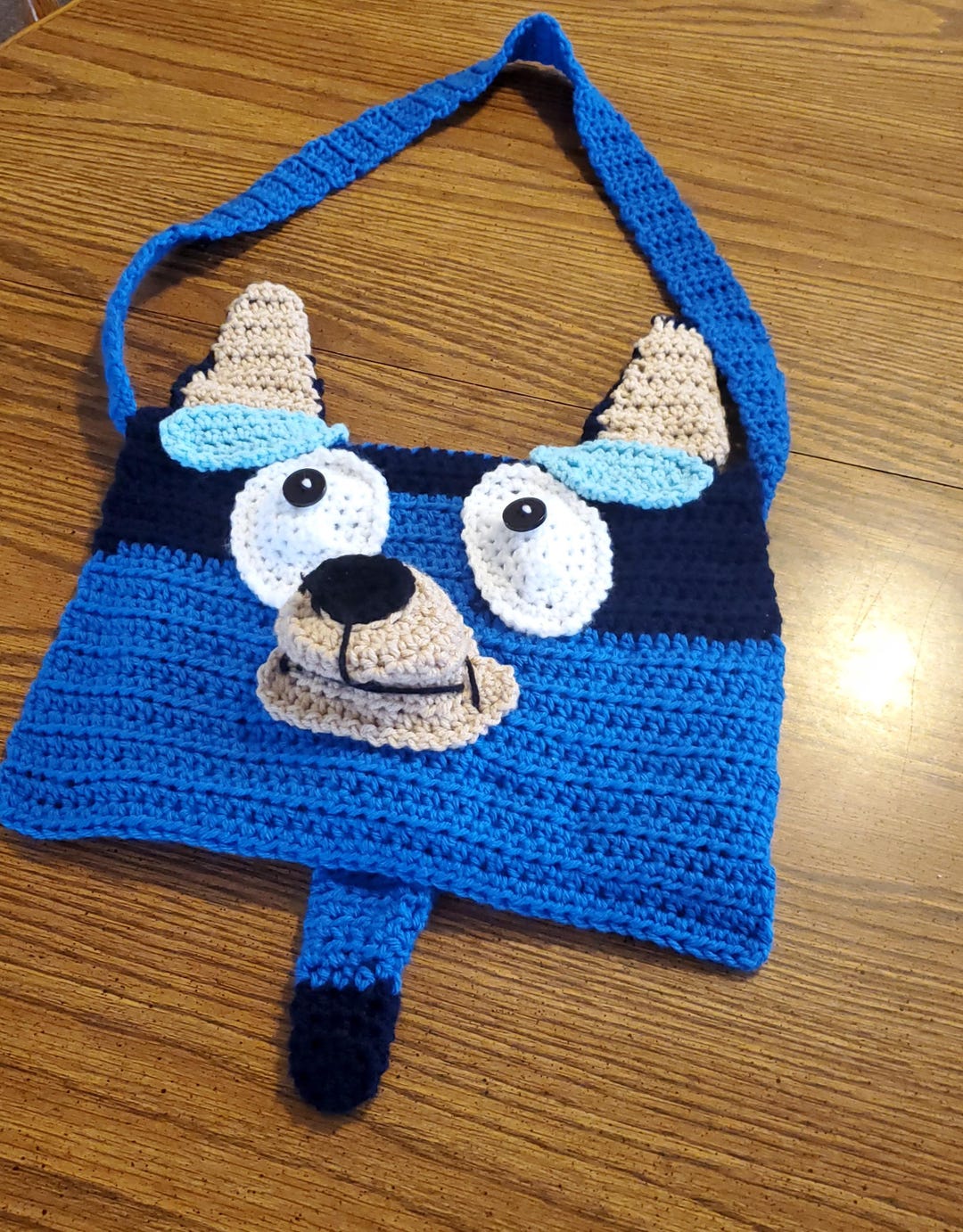 Bluey Handmade Shoulder Bag - Etsy