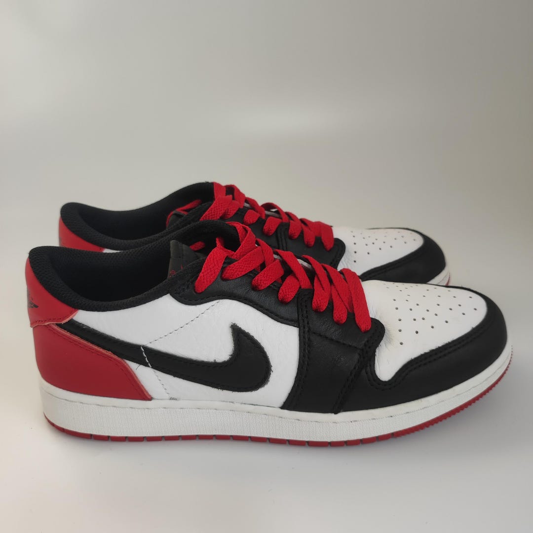 Air Jordan 1 Retro Low “black Toe” EU 39 / UK 6 – 100% Authentic (no ...